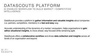 Datascouts : Ecosystem Intelligence - DataOps | PPT