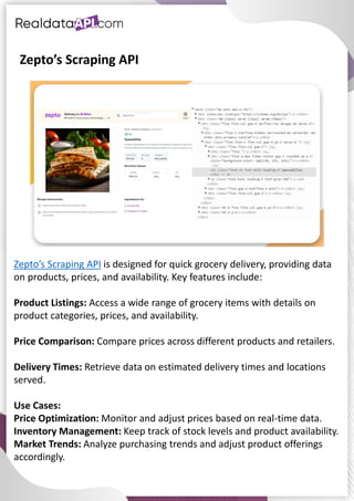Data Scraping Insights with Zomato, Swiggy, and Zepto APIs.pdf