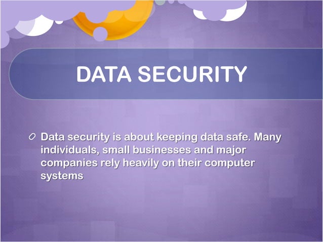 Data security and Data Transfer | PPT