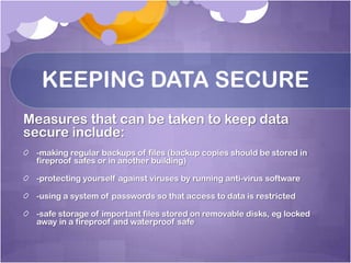 Data security and Data Transfer | PPTX