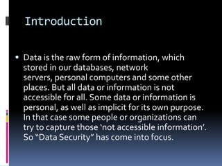 Data security | PPTX