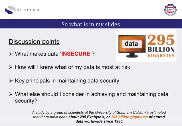 Serianu - Data security | PDF | Internet | Computing