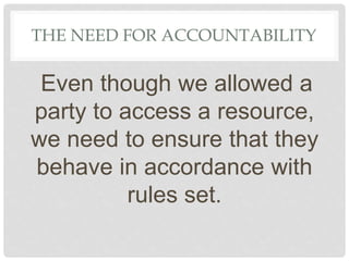 Data security auditing and accountability | PPTX