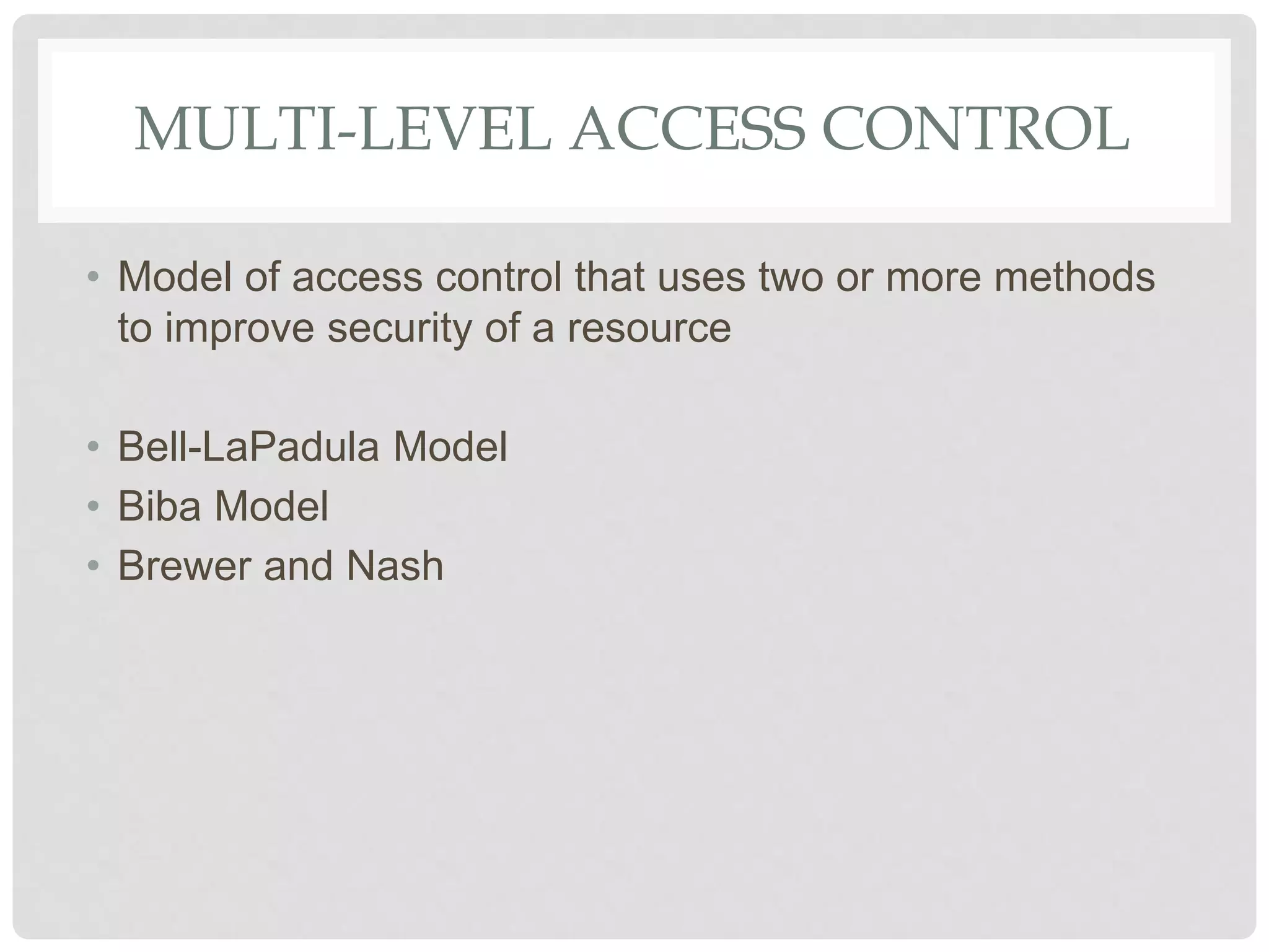 Data security authorization and access control | PPTX