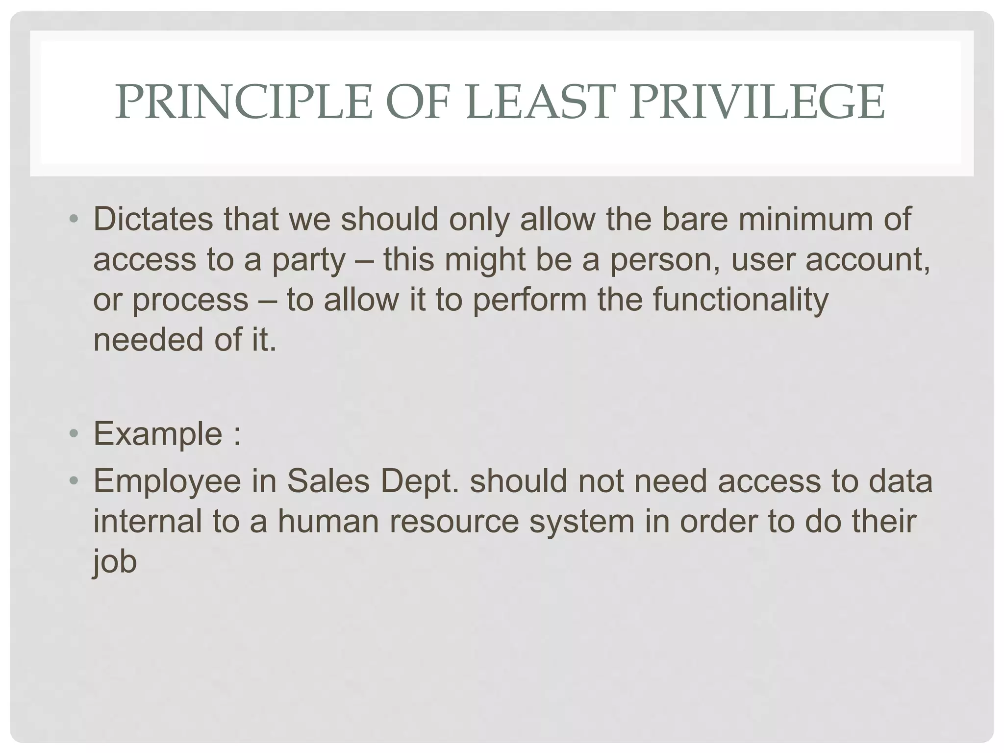 Data Security Authorization And Access Control Pptx