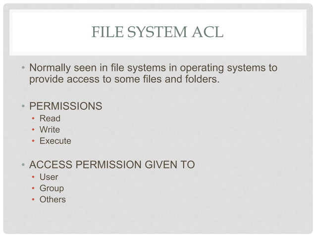 Data security authorization and access control | PPTX