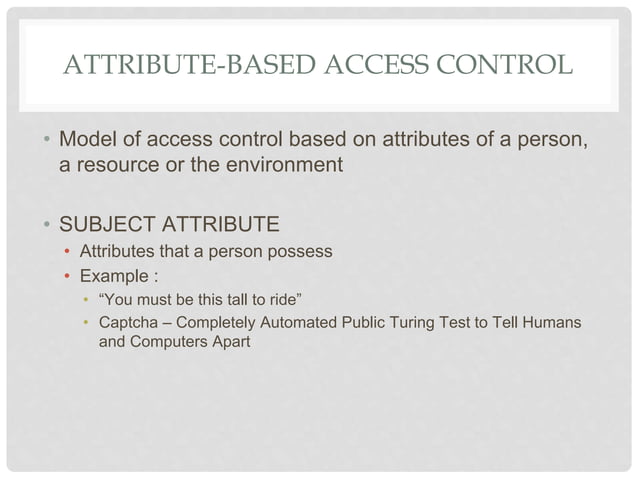 Data security authorization and access control | PPTX