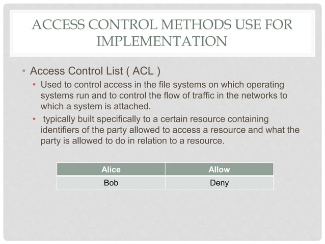 Data security authorization and access control | PPTX