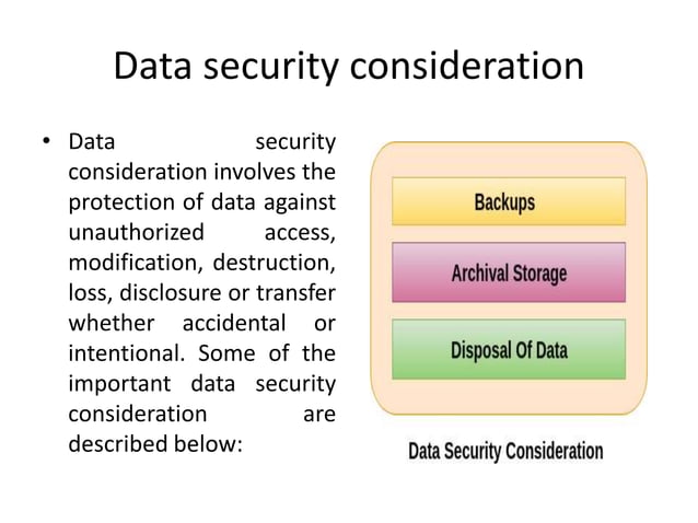 Data Security Consideration and data secure.pptx