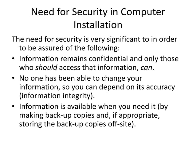 Data/File Security & Control | PPT
