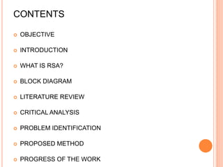 Data security using rsa | PPT