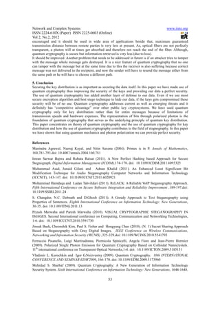 Data security using stegnography and quantum cryptography | PDF