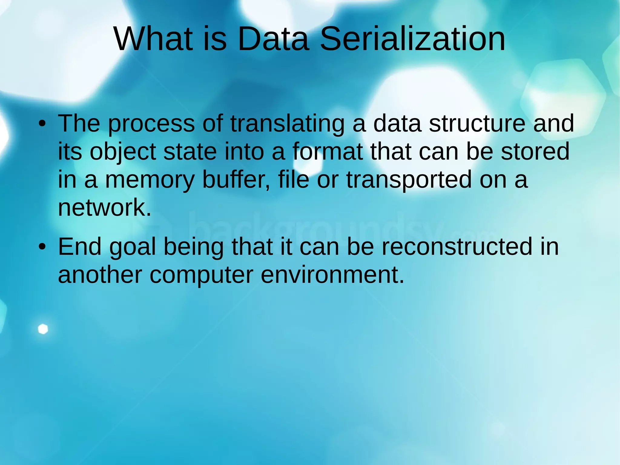Data Serialization Using Google Protocol Buffers | PPT Data Serialization Using Google Protocol Buffers | PPT