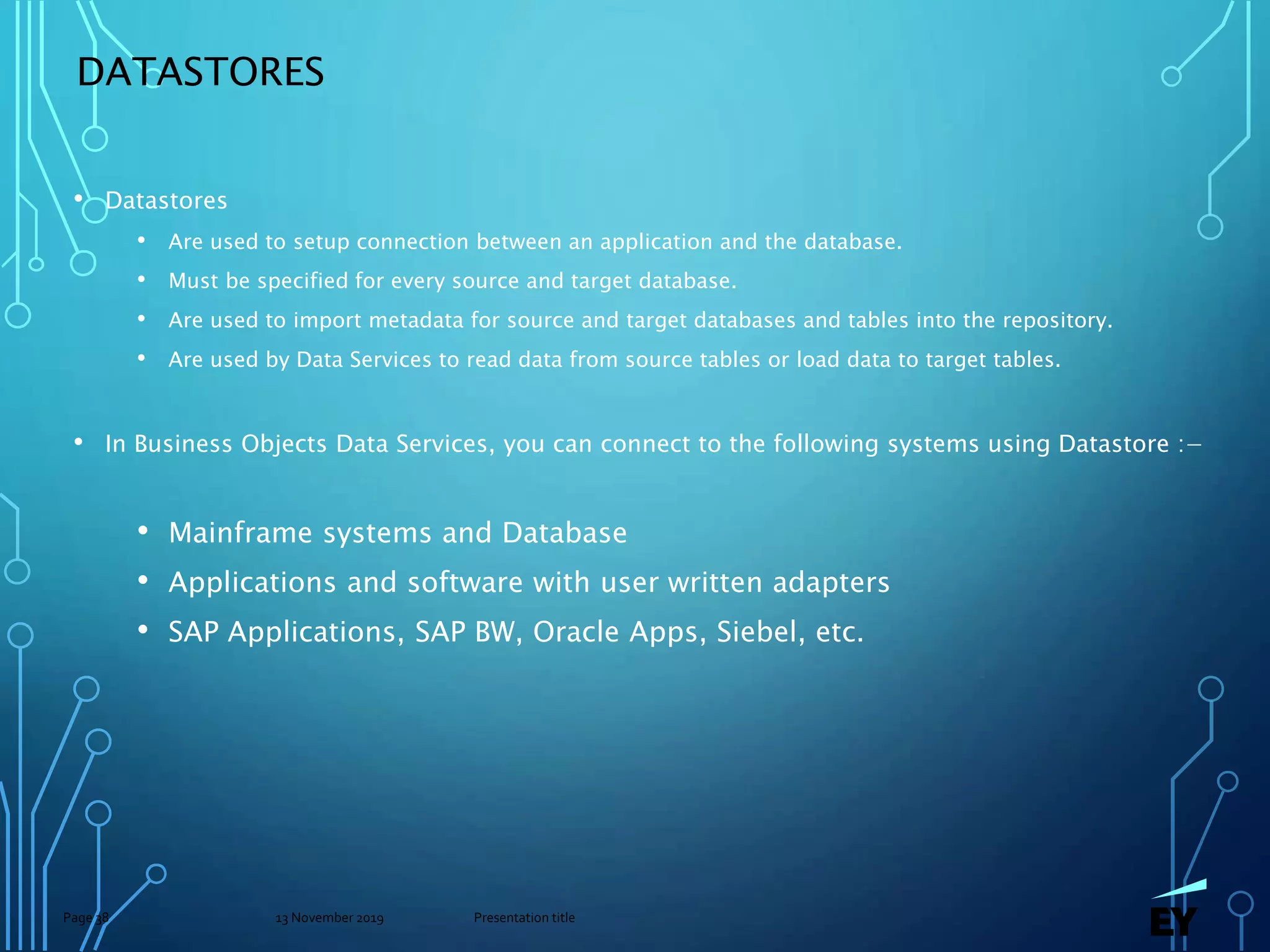 SAP Data Services | PPTX | Databases | Computer Software and Applications