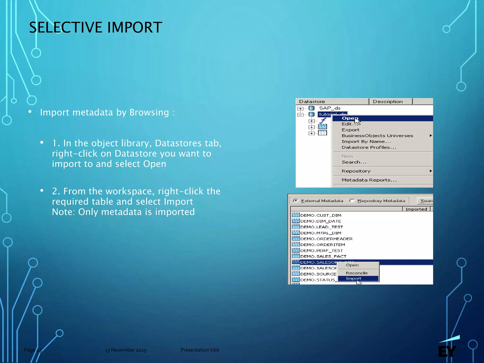 SAP Data Services | PPTX | Databases | Computer Software and Applications
