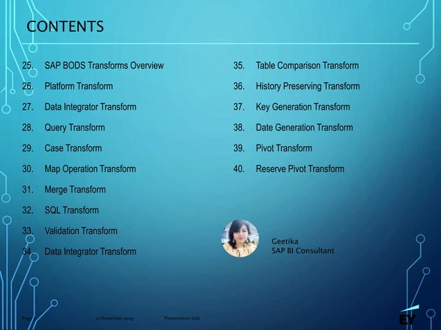 SAP Data Services | PPTX | Databases | Computer Software and Applications