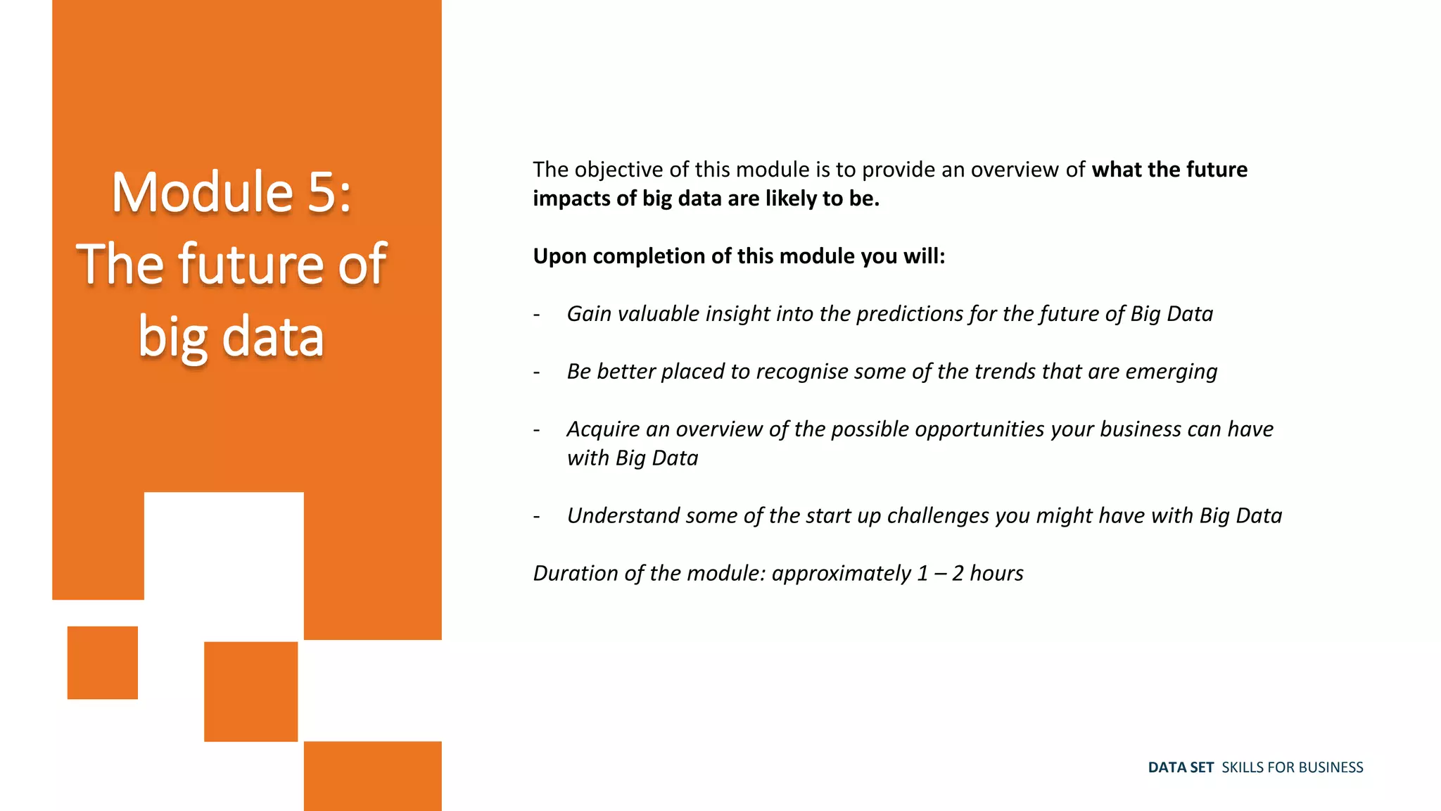 Data set The Future of Big Data | PPTX