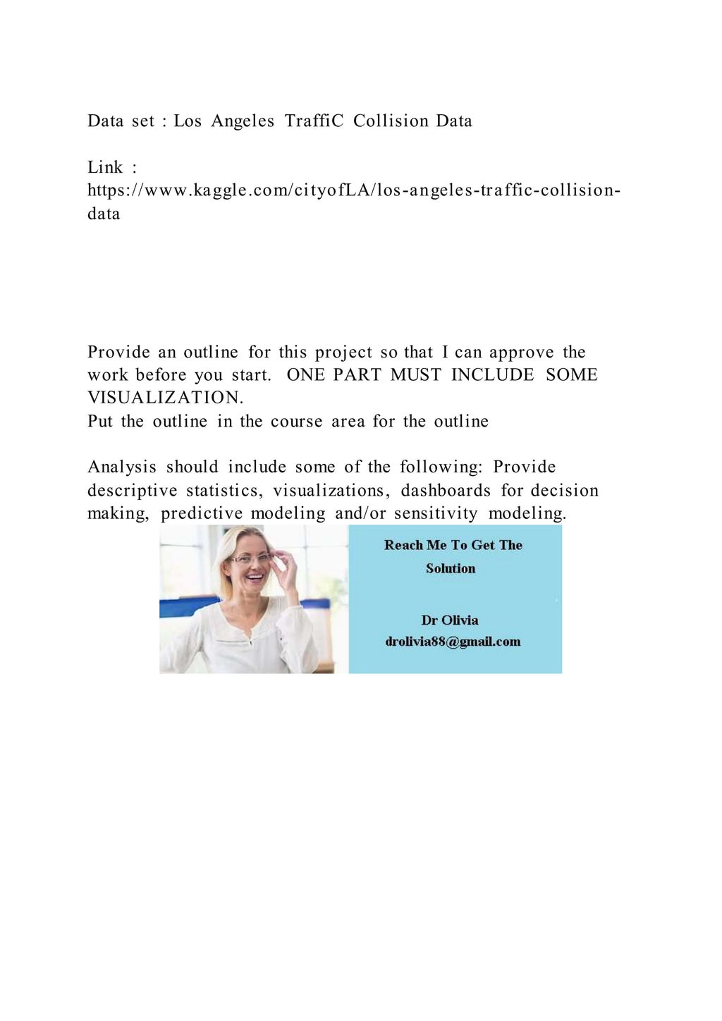 Data set Los Angeles TraffiC Collision Data Link https | PDF