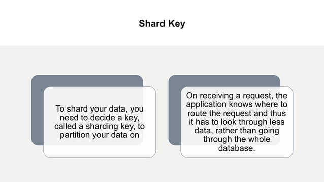 Data sharding | PPTX | Databases | Computer Software and Applications