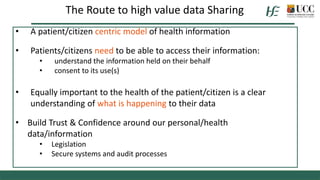 Health Data Sharing Scene Setting | PPT