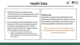 Health Data Sharing Scene Setting | PPT