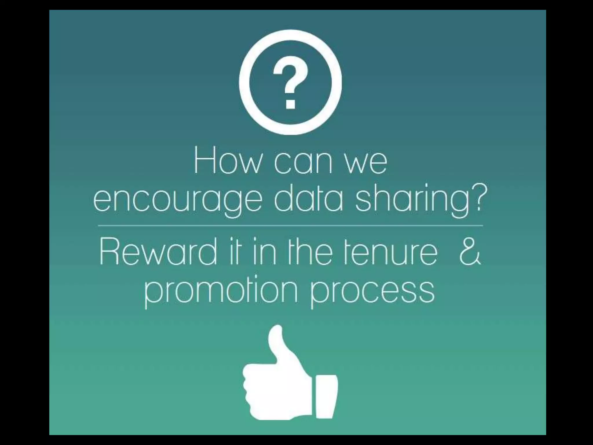 Data sharing and the tenure and promotion process | PPTX