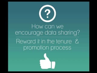 Data sharing and the tenure and promotion process | PPTX