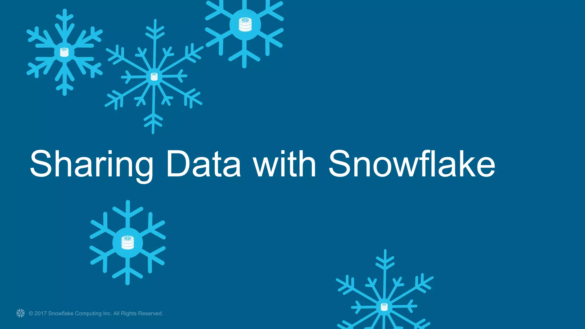 Data Sharing with Snowflake | PPTX