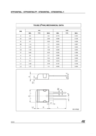 Datasheet.hk p55nf06l 4218782 | PDF