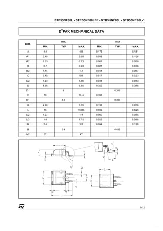 Datasheet.hk p55nf06l 4218782 | PDF