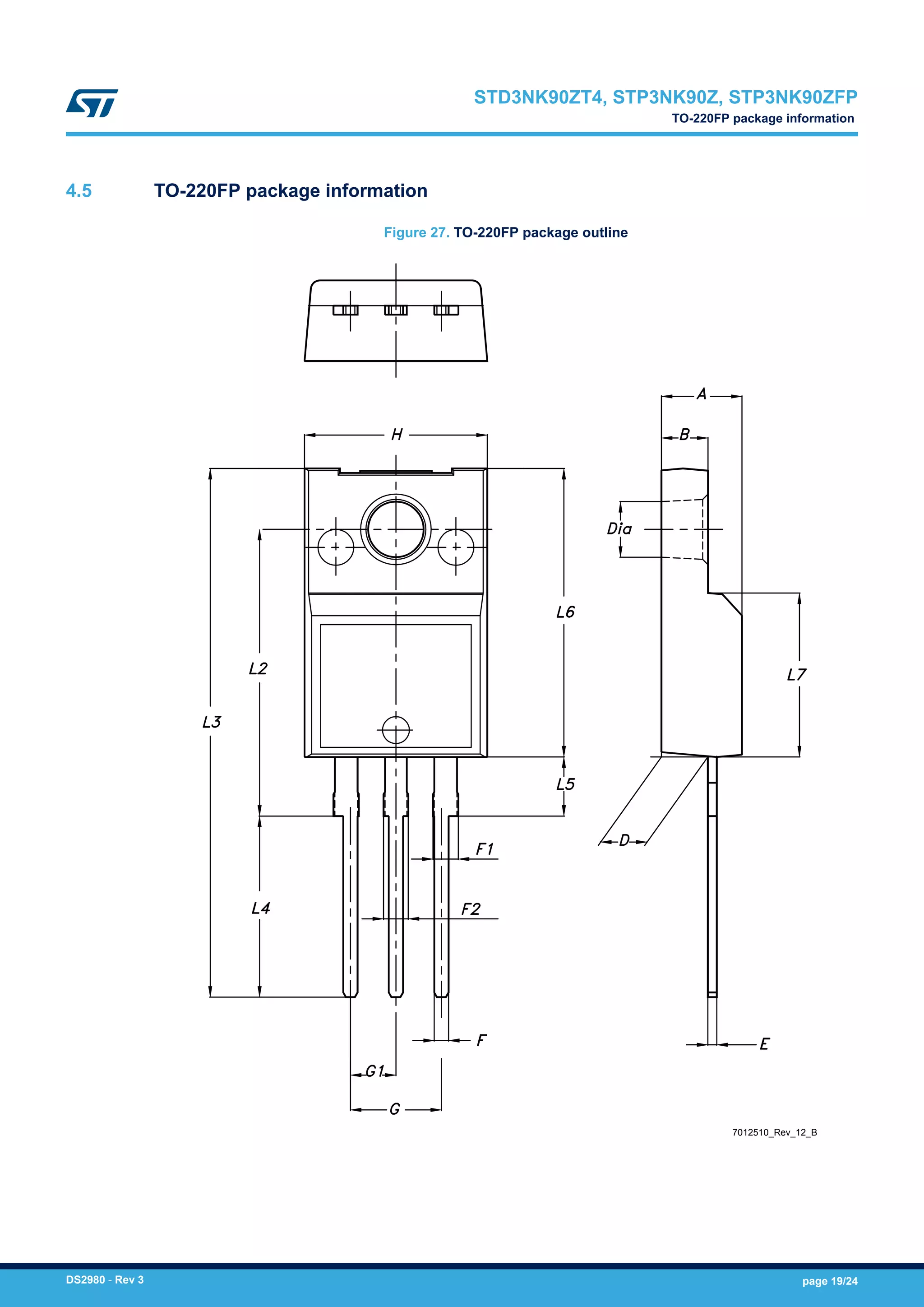 Original N-CHANNEL MOSFET P3NK90ZF STD3NK90Z STP3NK90Z STP3NK90ZFP 900V - 4.1ohm - 3A TO-220 New ...