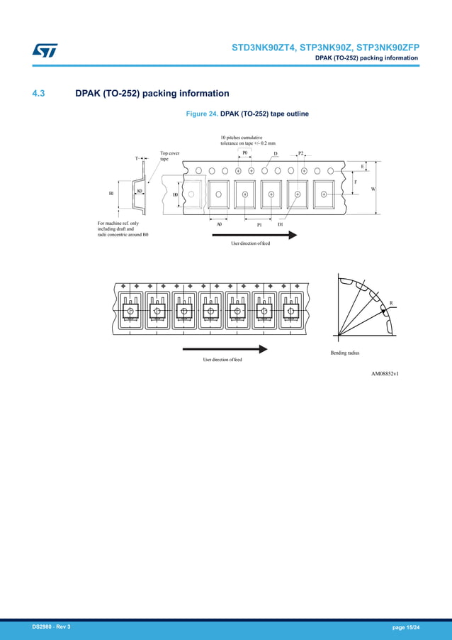 Original N-CHANNEL MOSFET P3NK90ZF STD3NK90Z STP3NK90Z STP3NK90ZFP 900V - 4.1ohm - 3A TO-220 New ...
