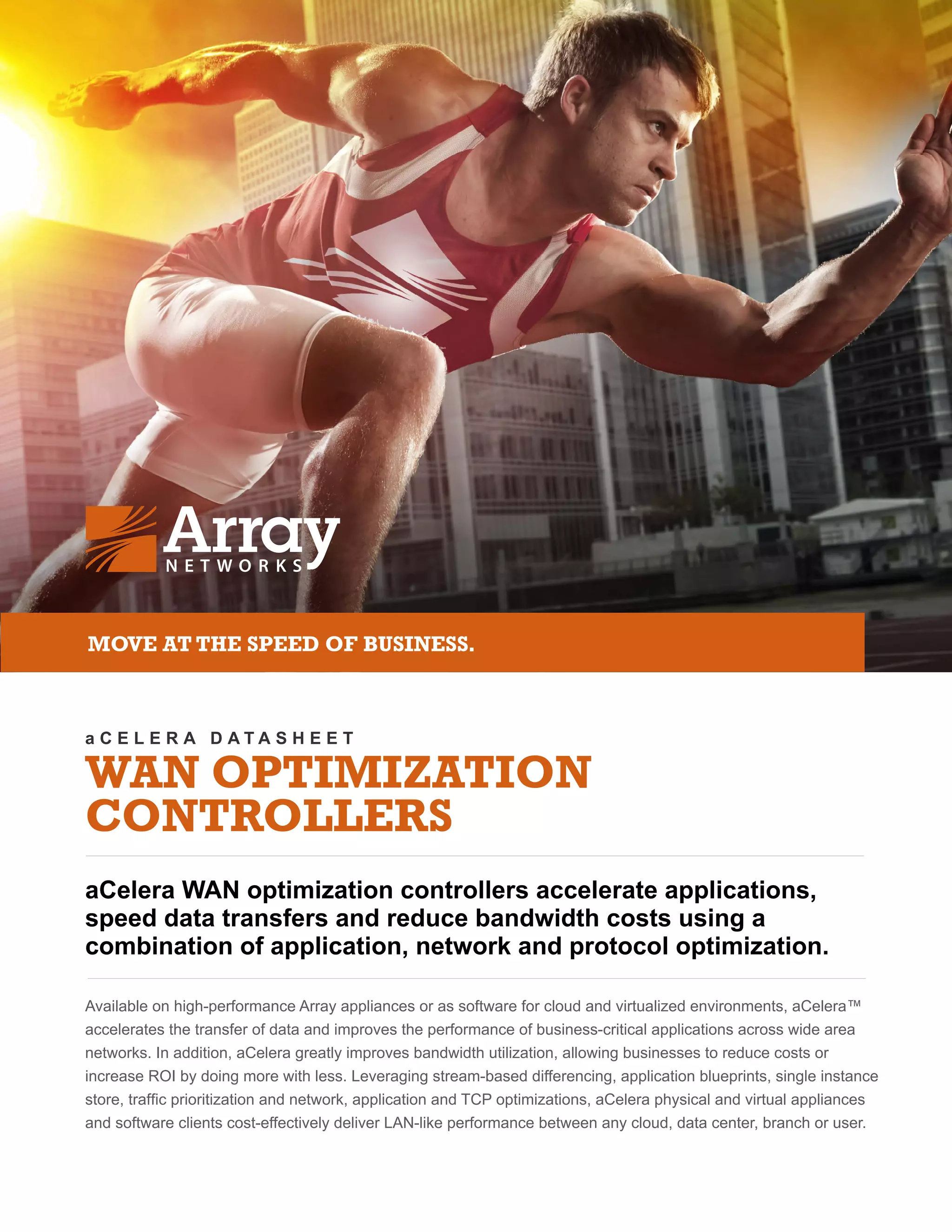 Array Networks - WAN Optimization Controllers | PDF