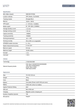 DATASHEET Of Magnetic GPS Tracker AD59.pdf