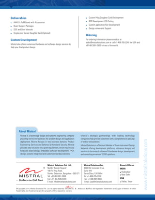 AM437x Product on Module | PDF