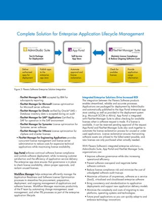 Flexera Software Solutions for Enterprises | PDF