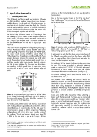 Datasheet humidity-sensor-sht21 | PDF