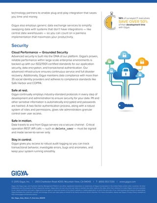 Data Sheet: Gigya for the IT Buyer | PDF