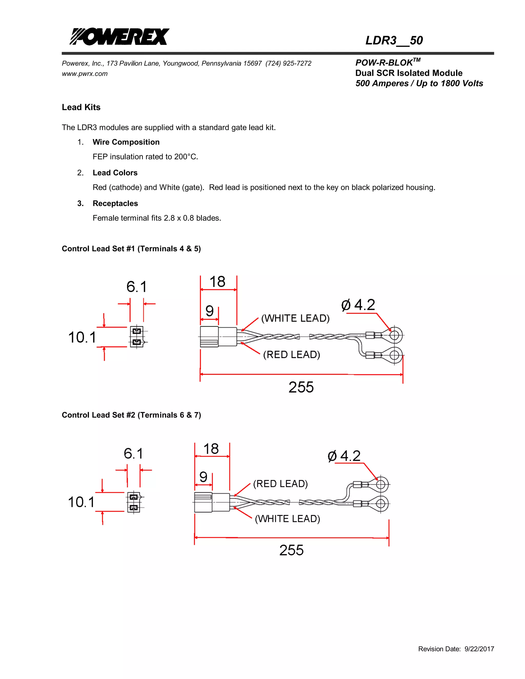 LDR30850 - Datasheet - POWEREX | PDF