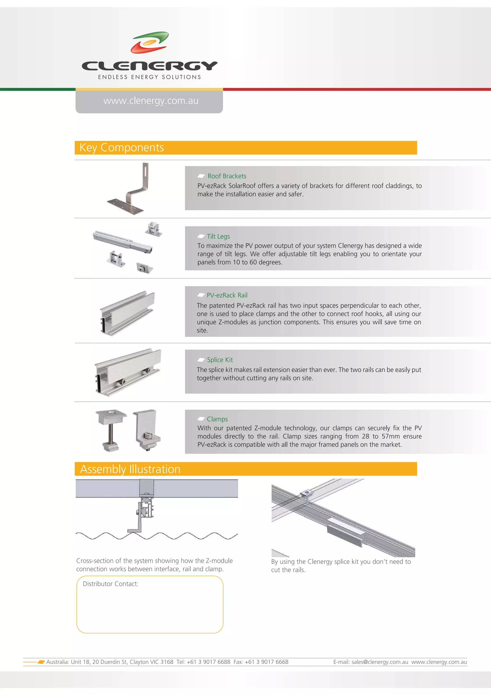 Clenergy PV EZ Rack | PDF