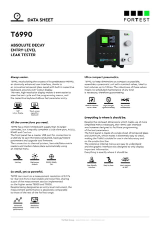 Datasheet t6990 | PDF