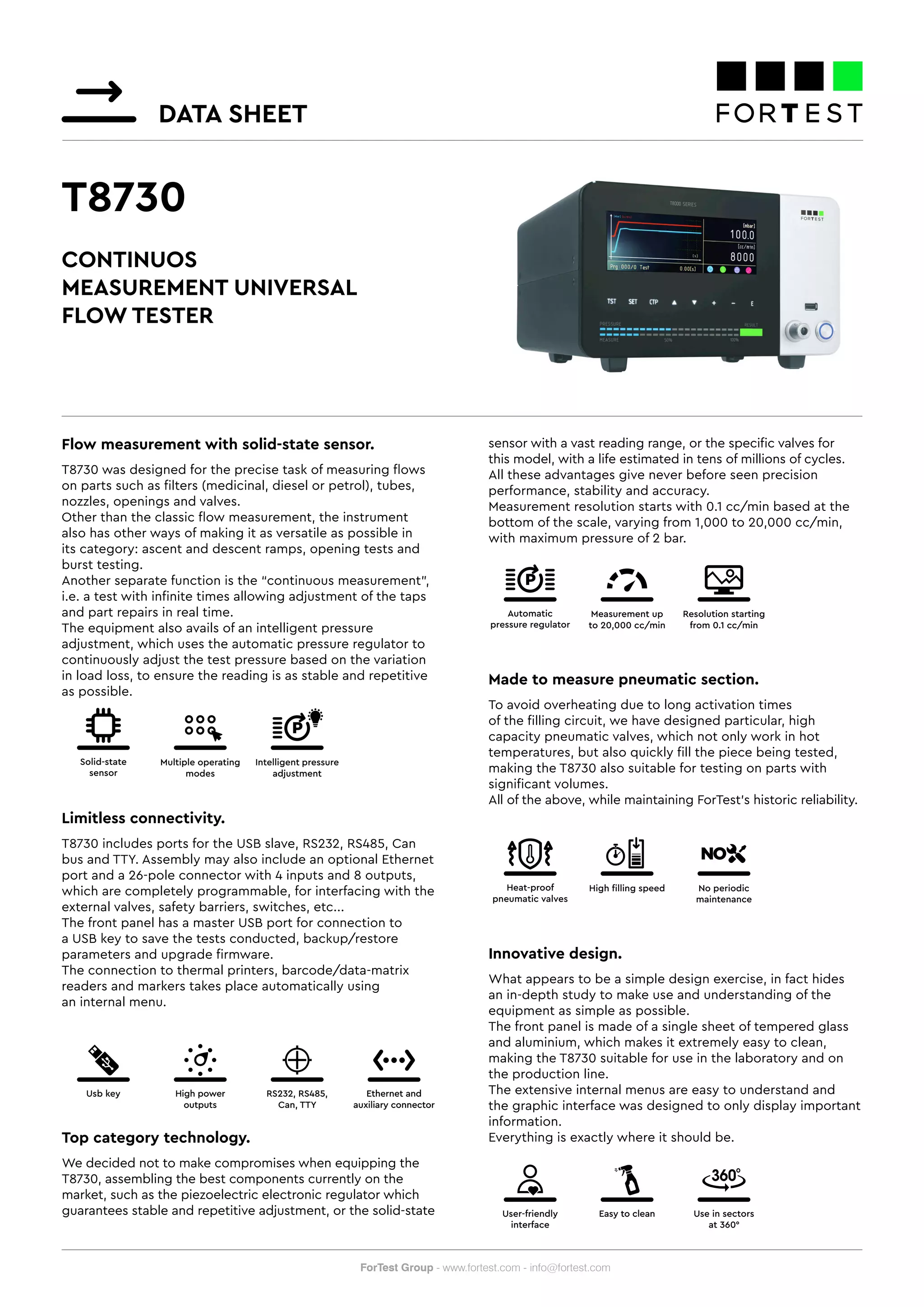 Datasheet t8730 | PDF