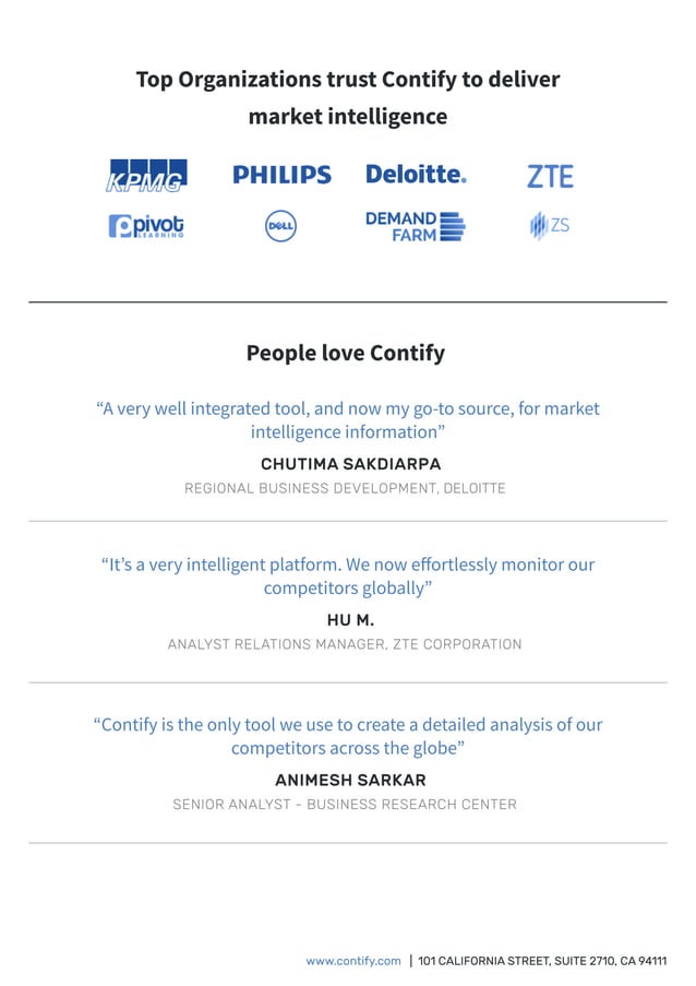 Market Intelligence Platform | PDF