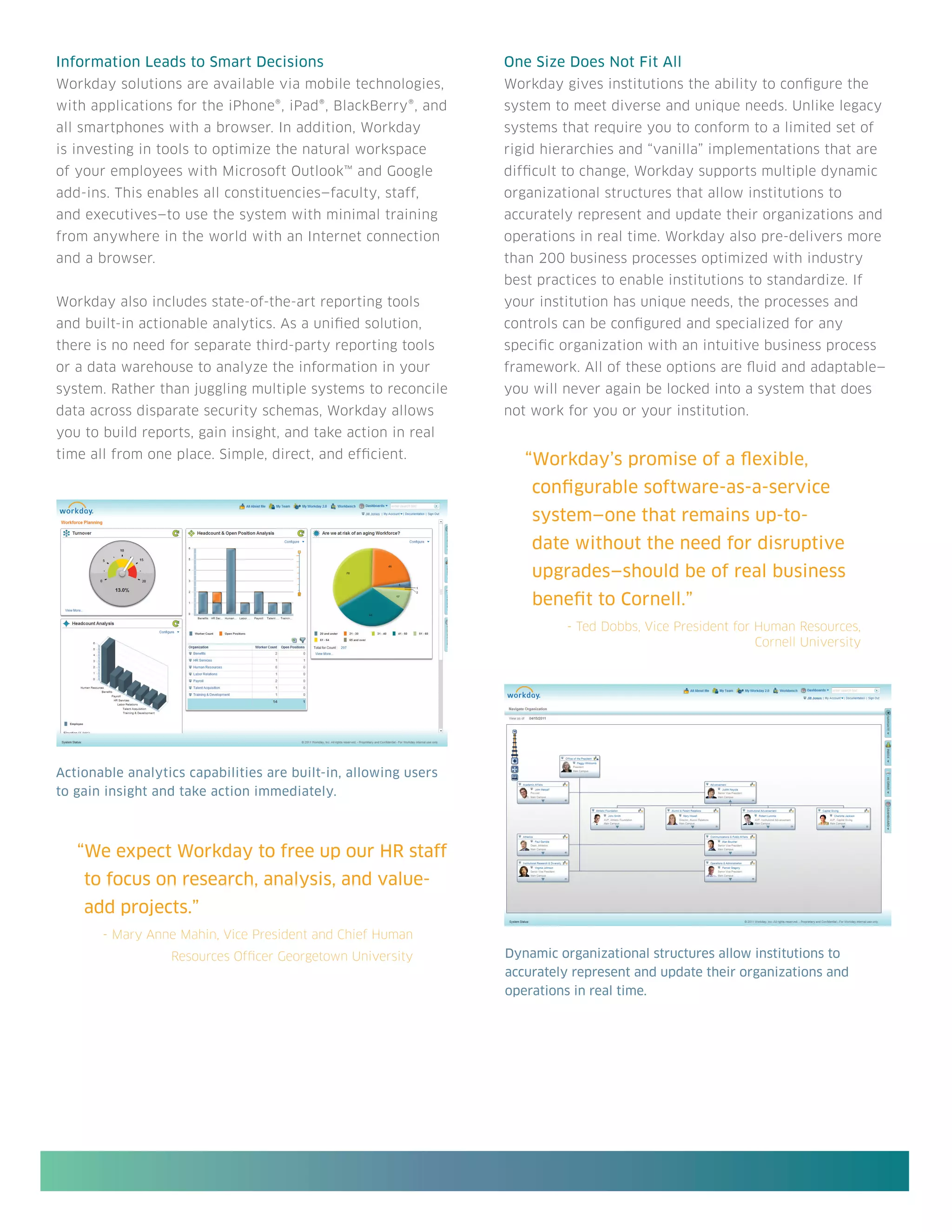 Workday for Higher Education | PDF