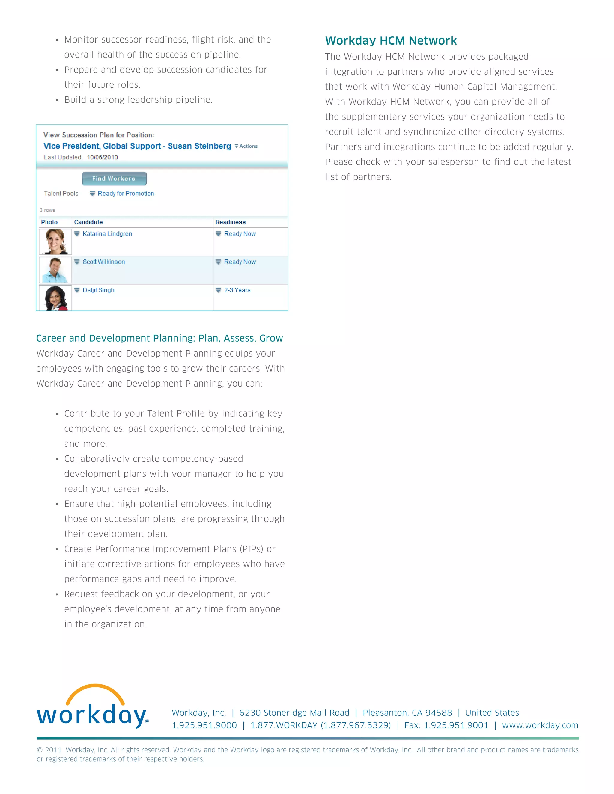 Workday Human Capital Management Datasheet | PDF