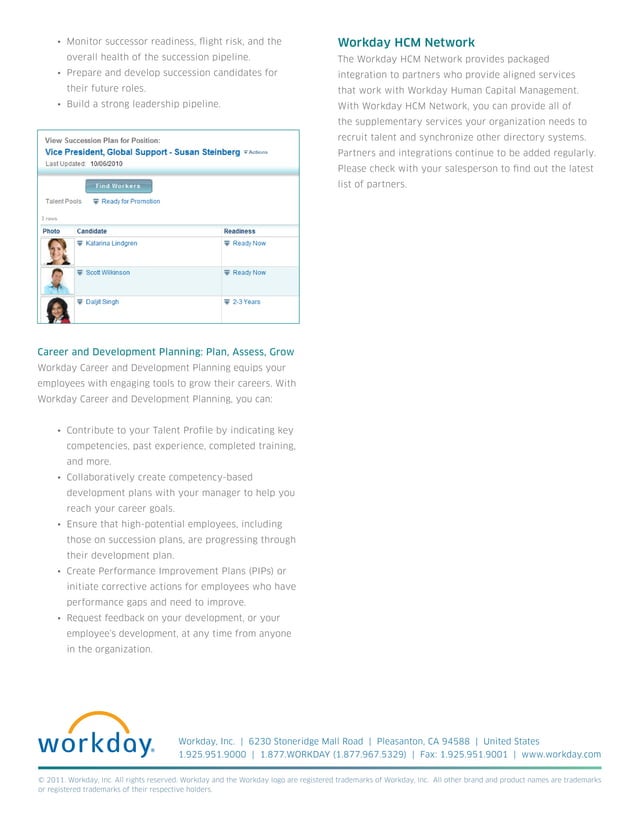 Workday Human Capital Management Datasheet | PDF