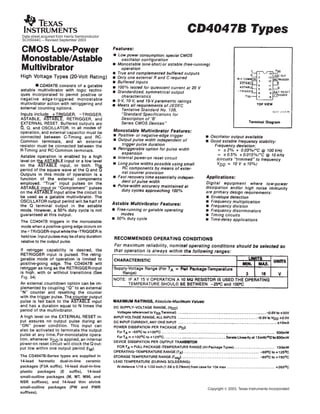 Datasheet 4047 | PDF