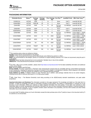 Datasheet 4047 | PDF