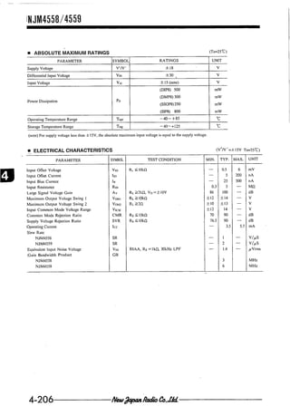 Data sheet 4558 | PDF