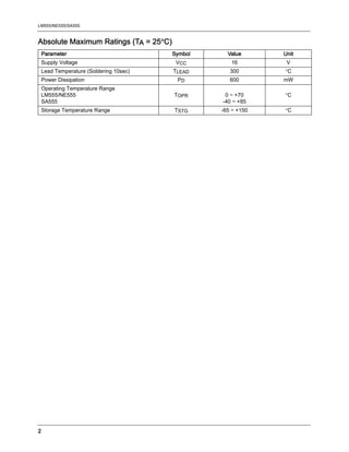 Datasheet 555 | PDF